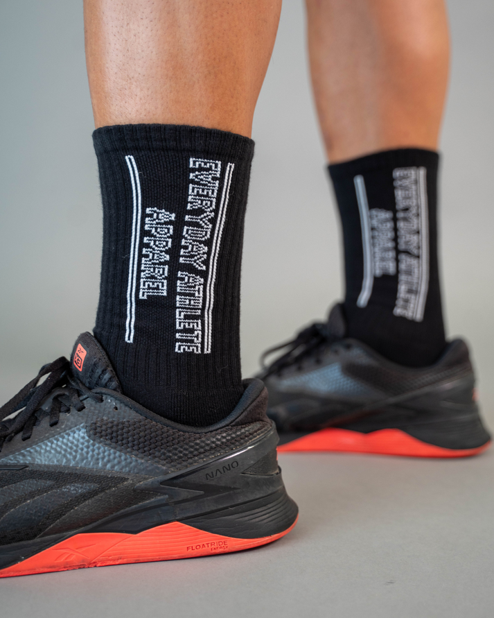 Everyday Athlete Apparel | Sports Socks - Black | Shop Now – EVERYDAY ...